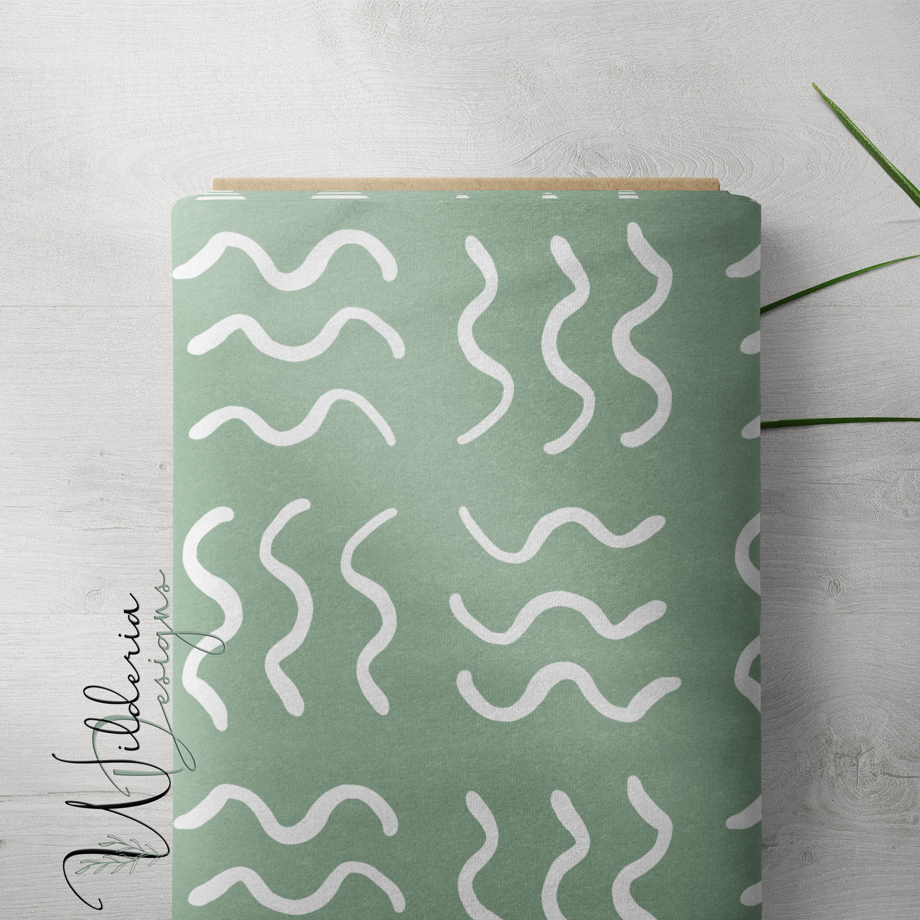"Mirage Collection" Sand Waves - Jade – Wilderia Designs
